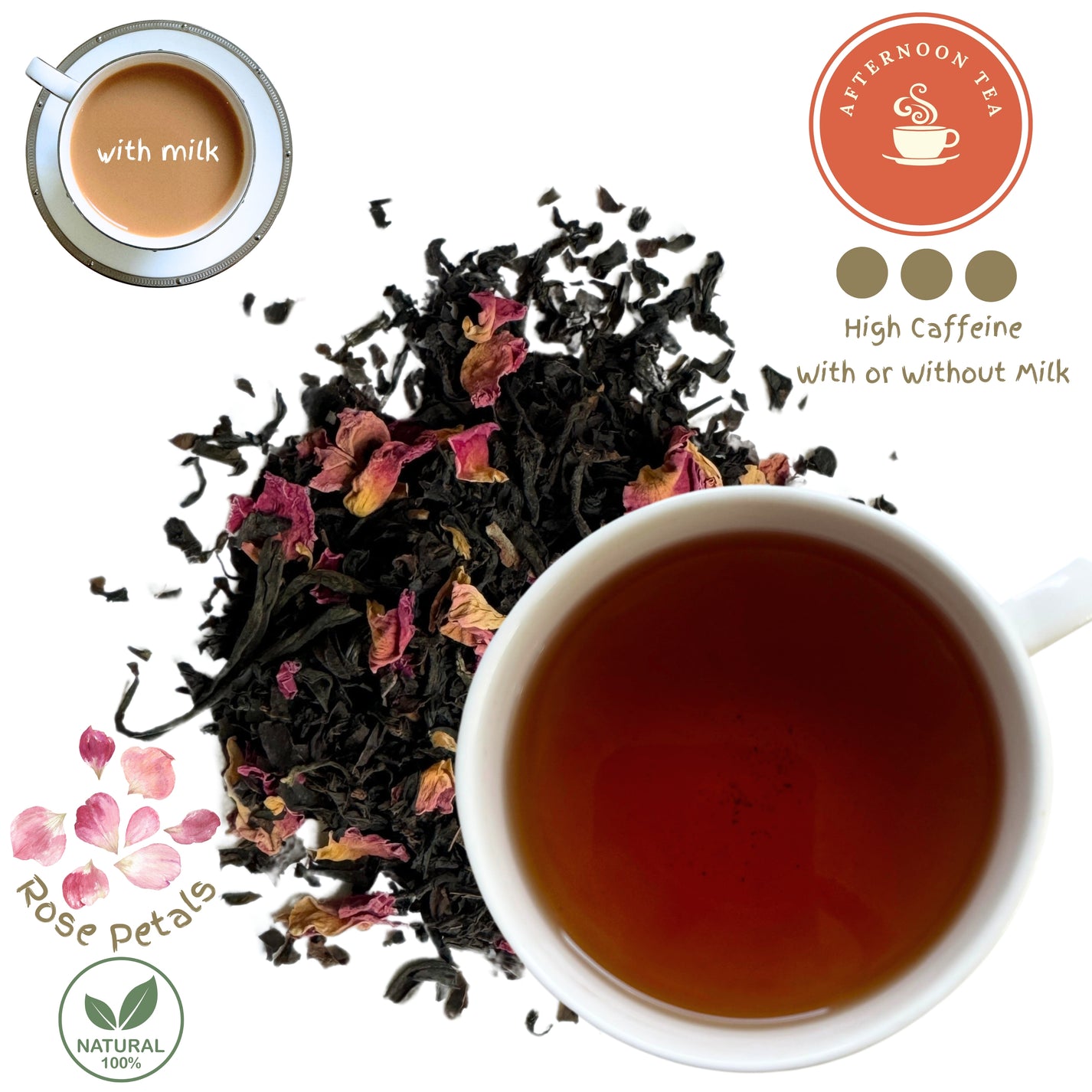 Rose Petals Black Tea Blend | Order your Sample today! – maNASA Tea